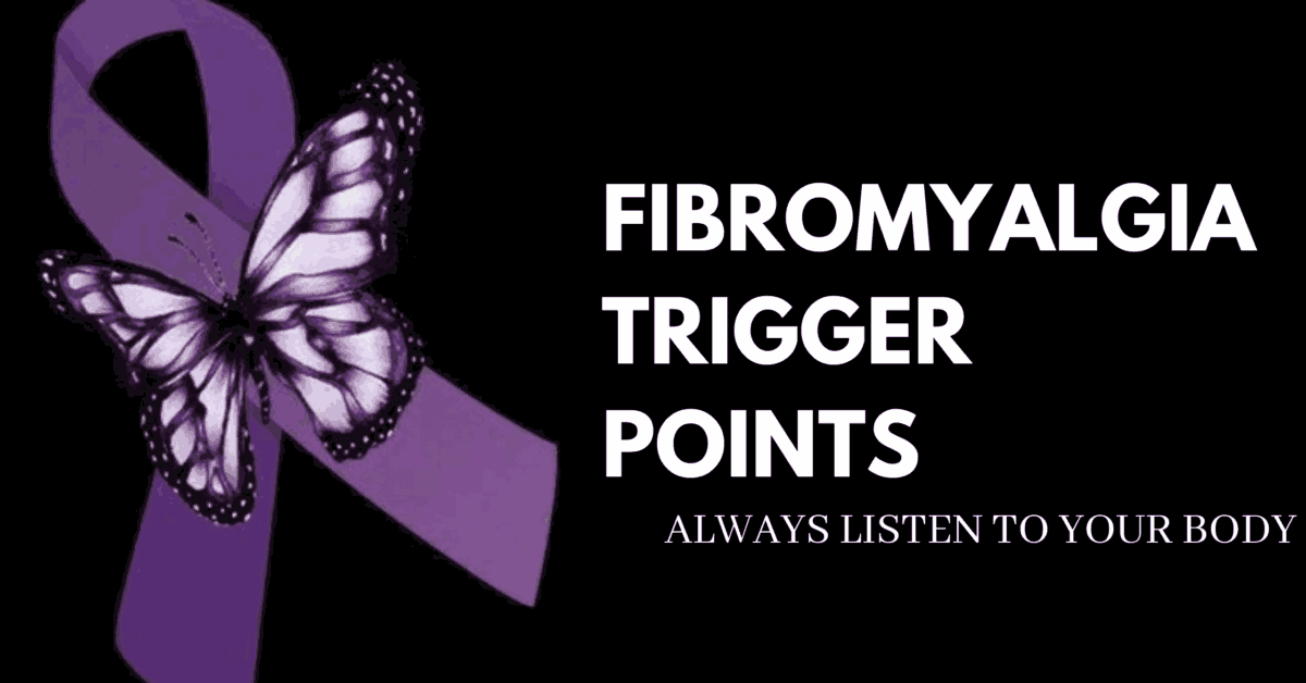 Fibromyalgia trigger points with diary, mood and symptoms trackers