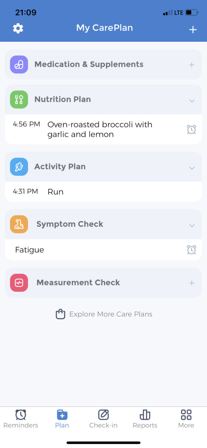 Crohn's Food Diary Tracking