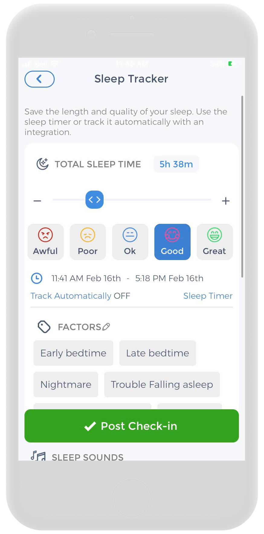 Daily Wellness Check: Easily Track Your Well-Being with Reminders
