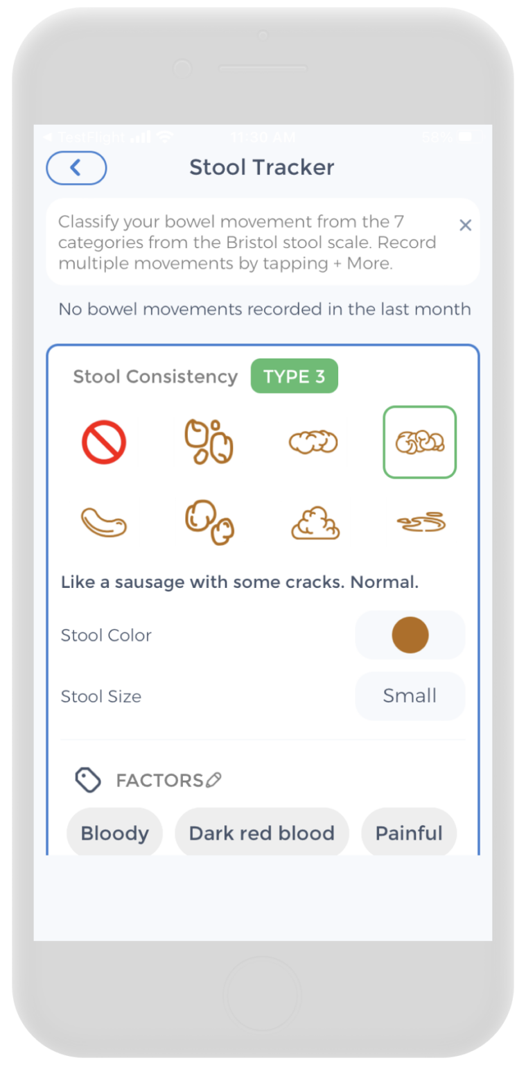 Poop Tracker - Poop App for IBS & FODMAP Diet Journaling