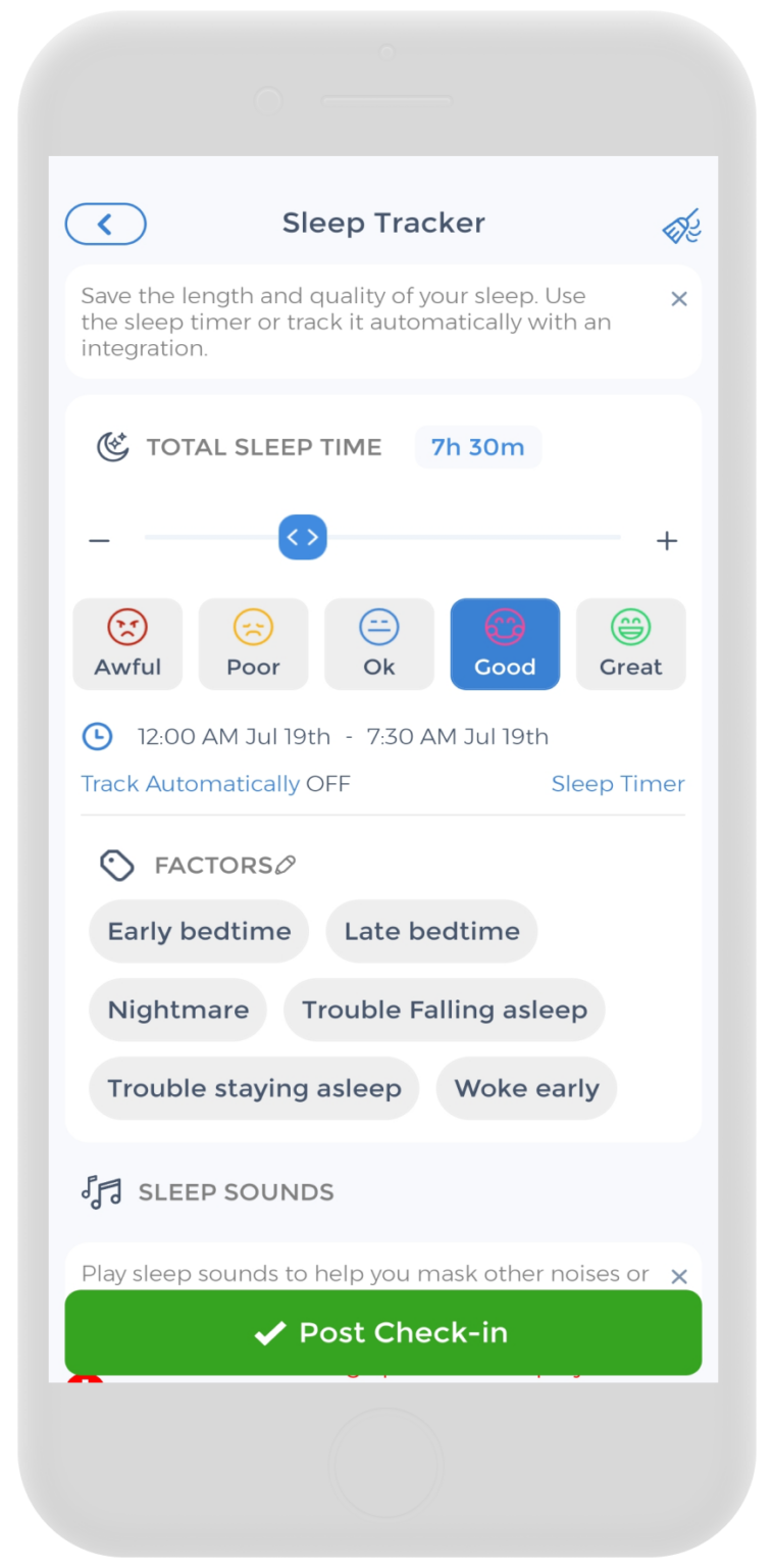 Sleep Diary: Log & Determine How Much Sleep You Need and Get!