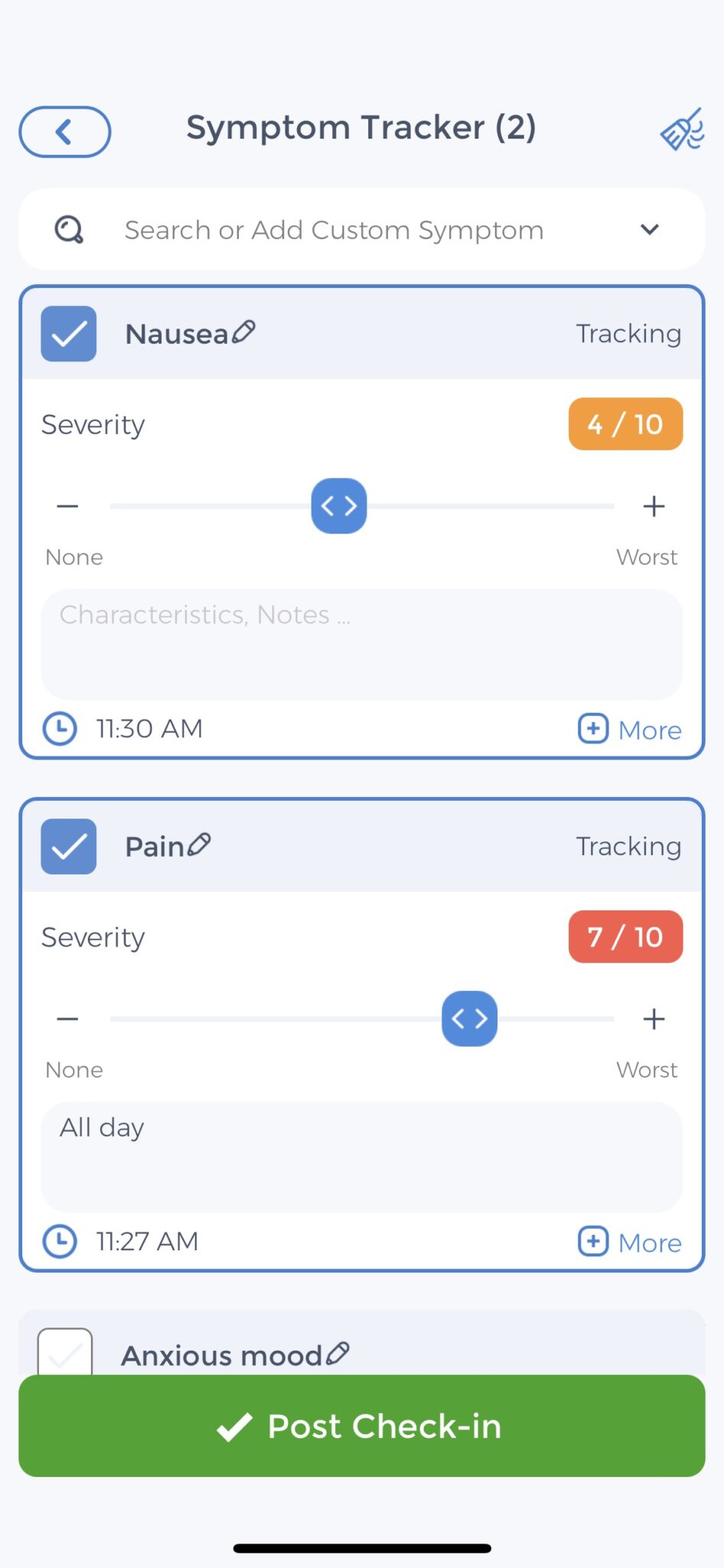 Cancer Treatment Planner: Companion App for Patients