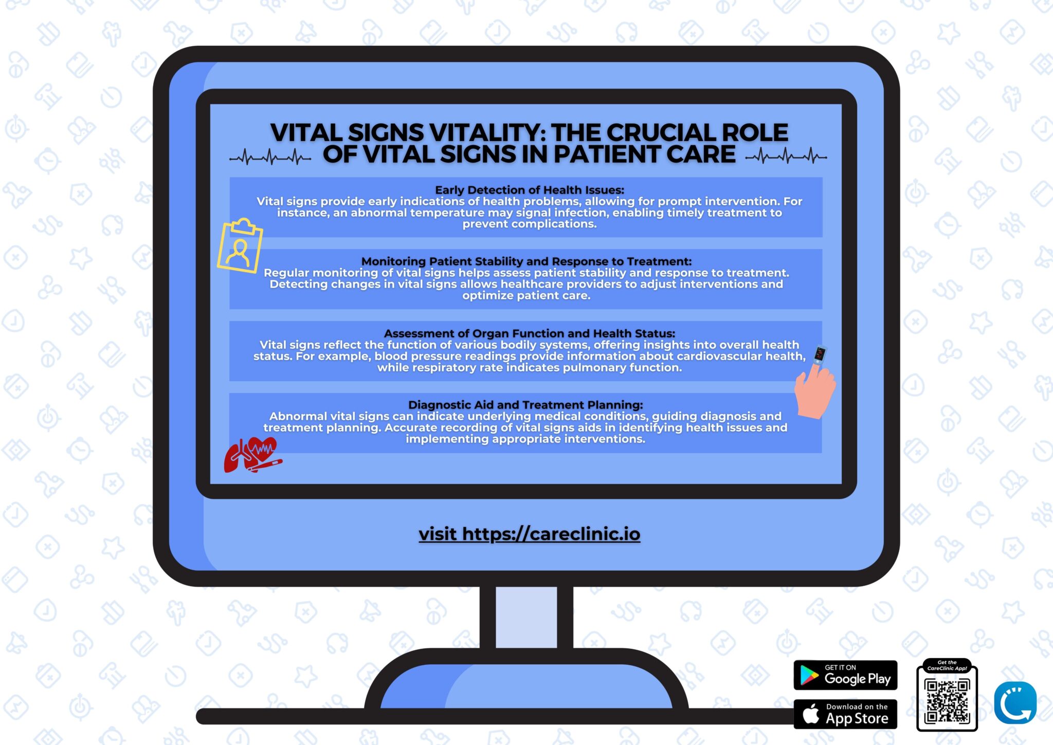 Vital Signs Sheet PDF for Medical Records