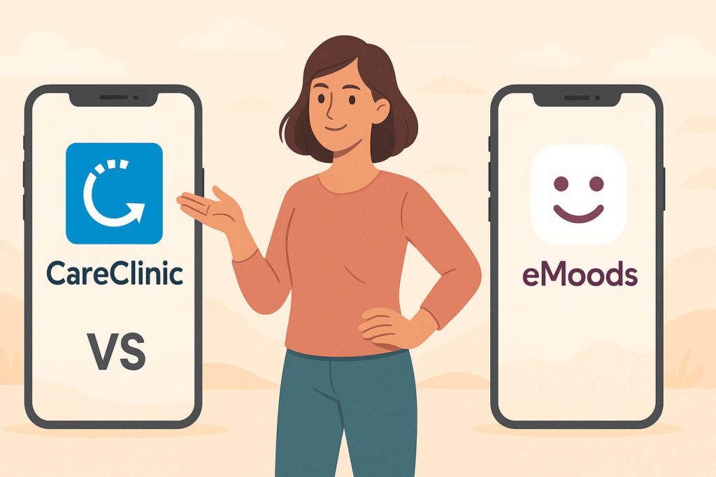 CareClinic vs eMoods: Honest Comparison for Bipolar Tracking